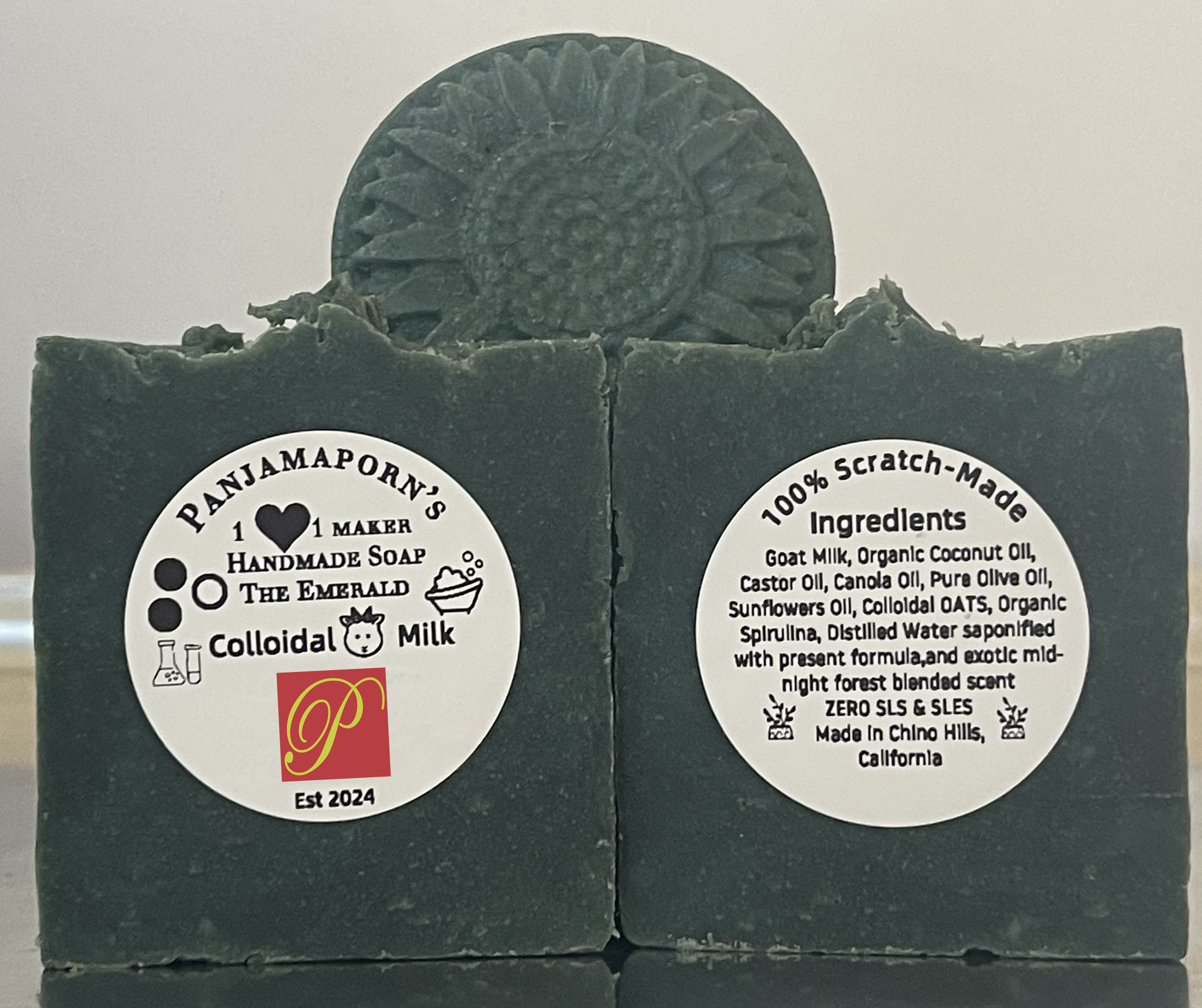 Colloidal Oatmeal Soap with Goat Milk, The Emerald
